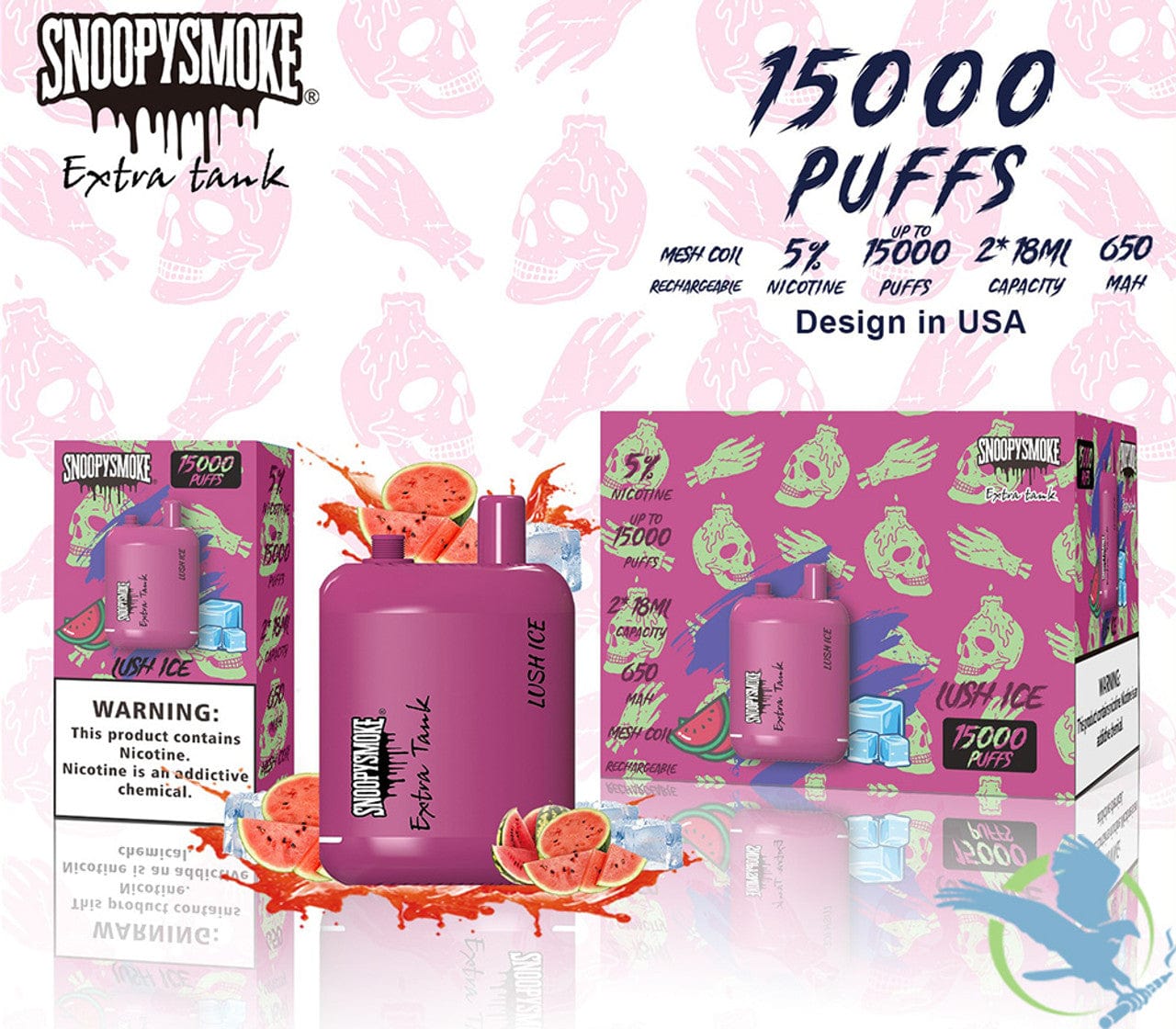 Lush Ice Snoopy Smoke Disposable Vape|$15.99