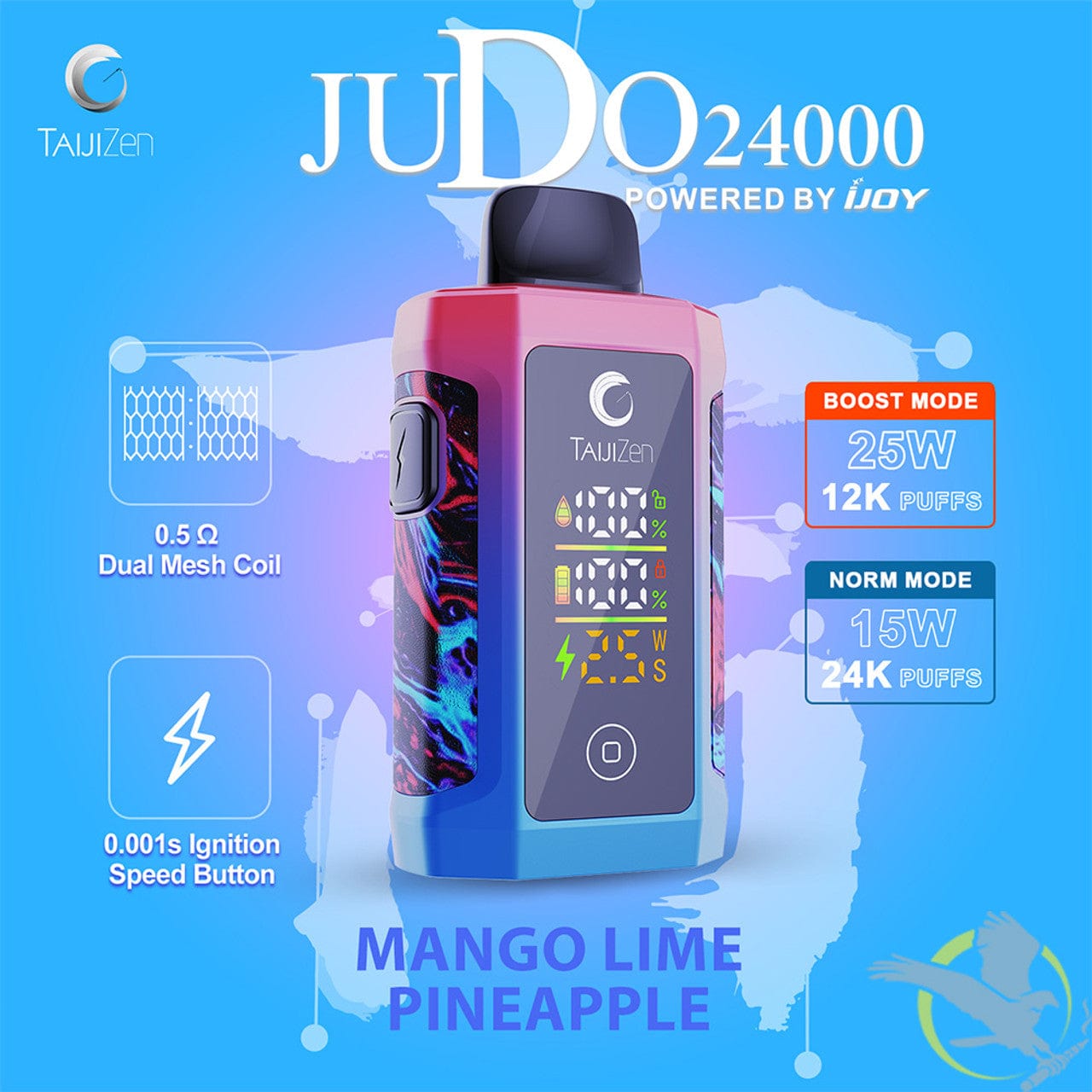 TaijiZen Judo IJoy 24K Disposable Vape | Same Day Ship