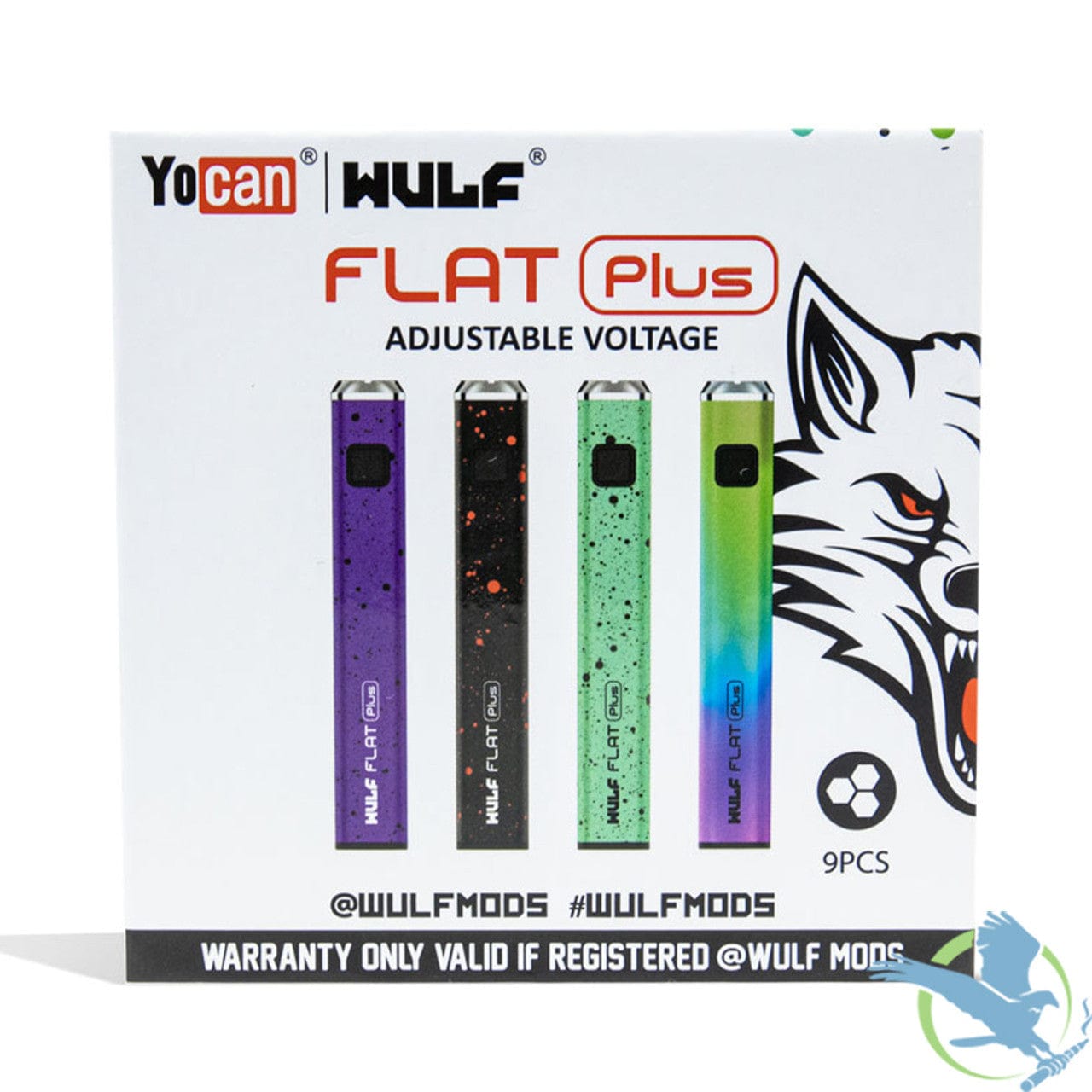 Wulf Mods x Yocan Flat Plus 900 mAh Vaporizer Pen Battery