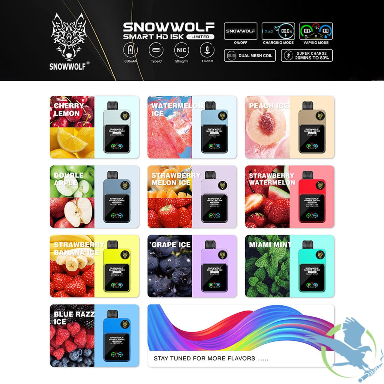 Snowwolf Smart HD 15K Disposable | $15.99