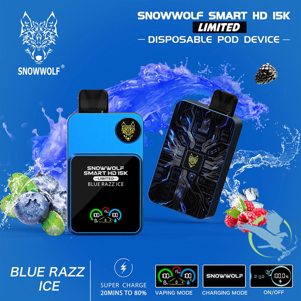 Snowwolf Smart HD 15K Disposable | $15.99